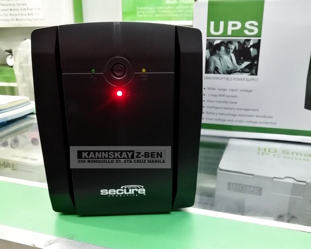 UPS SECURE 650VA 1500VA 2000VA Uninterruptible Power Supply on Carousell