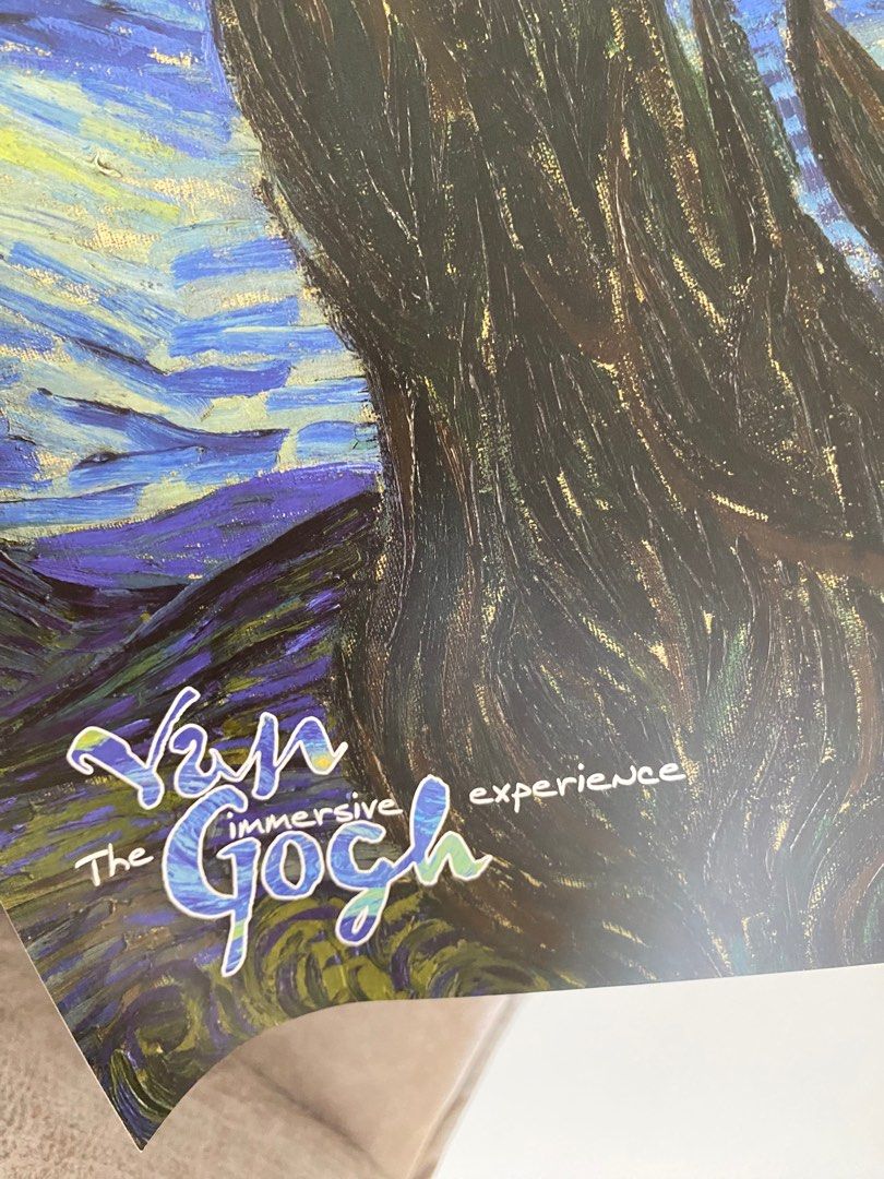 Van Gogh Immersive posters, Hobbies & Toys, Stationery & Craft, Art ...