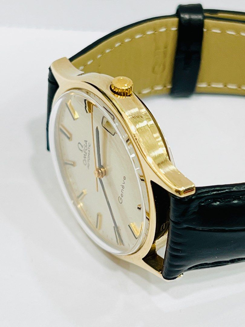 Vintage Omega 9K Solid Gold Automatic Watch (W0759), Luxury, Watches on ...