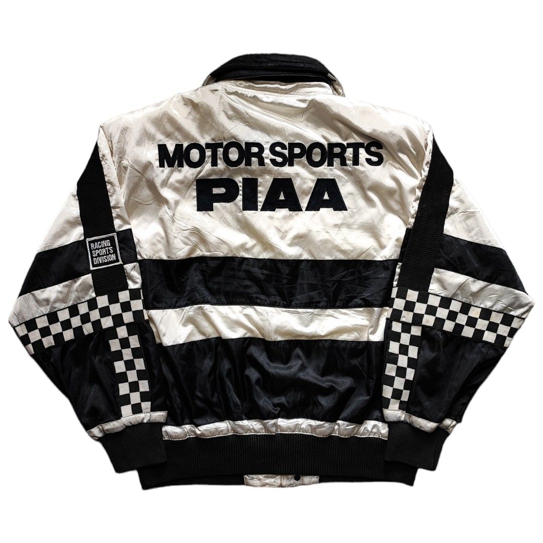 Vintage PIAA Motor Sports x L'uomo Terzo RacingJacket, Fesyen Pria ...