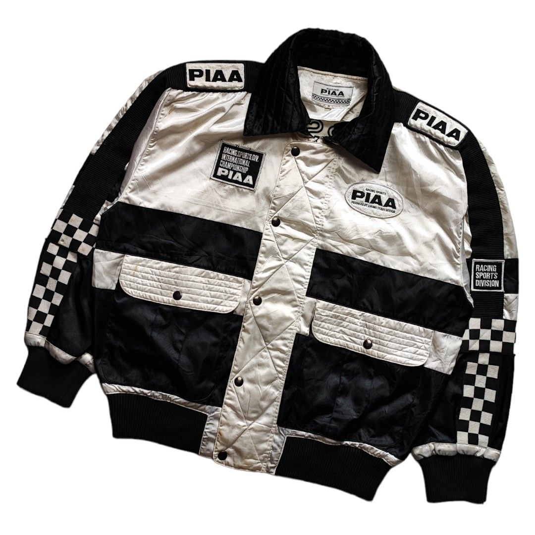 Vintage PIAA Motor Sports x L'uomo Terzo RacingJacket, Fesyen Pria ...