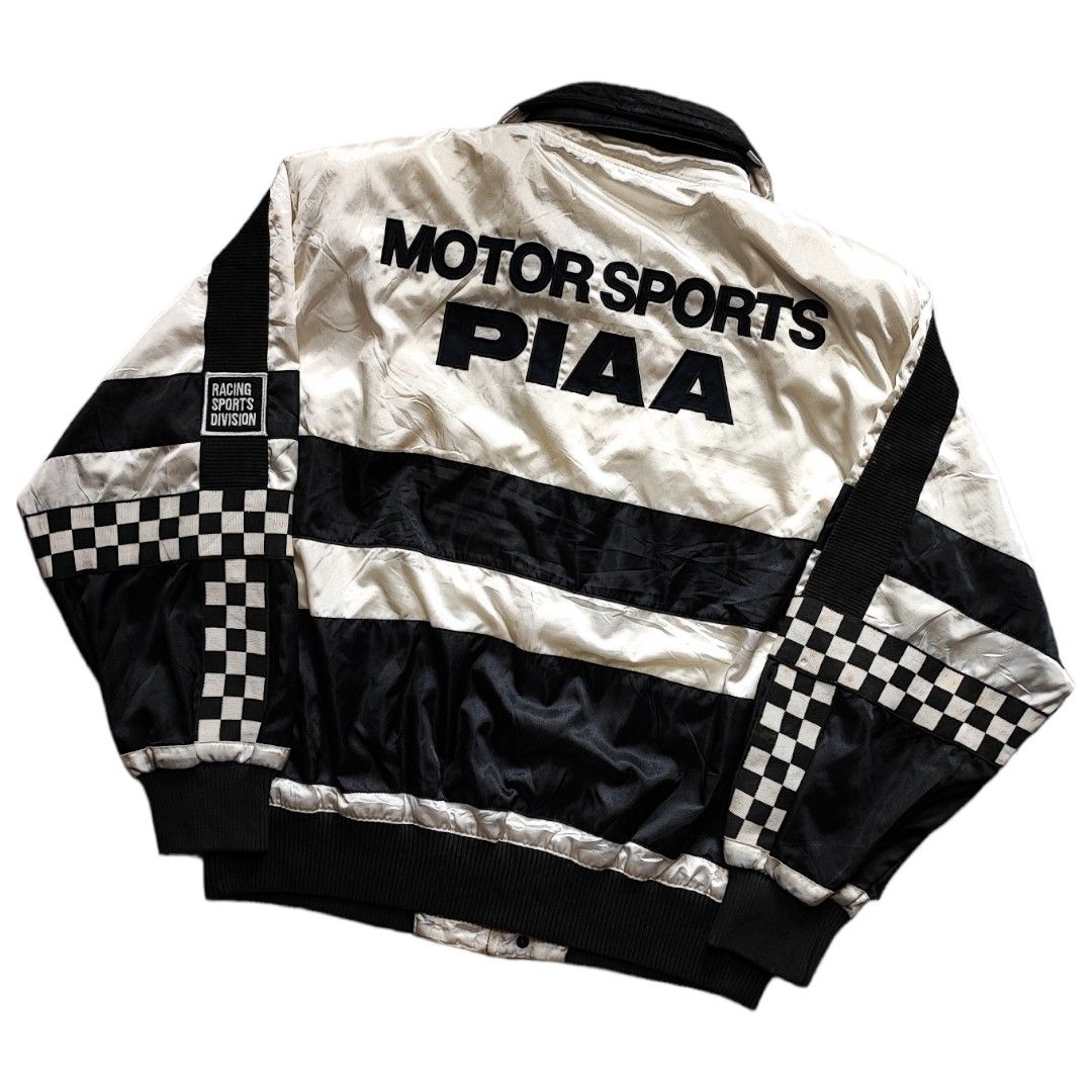 Vintage PIAA Motor Sports x L'uomo Terzo RacingJacket, Fesyen Pria ...