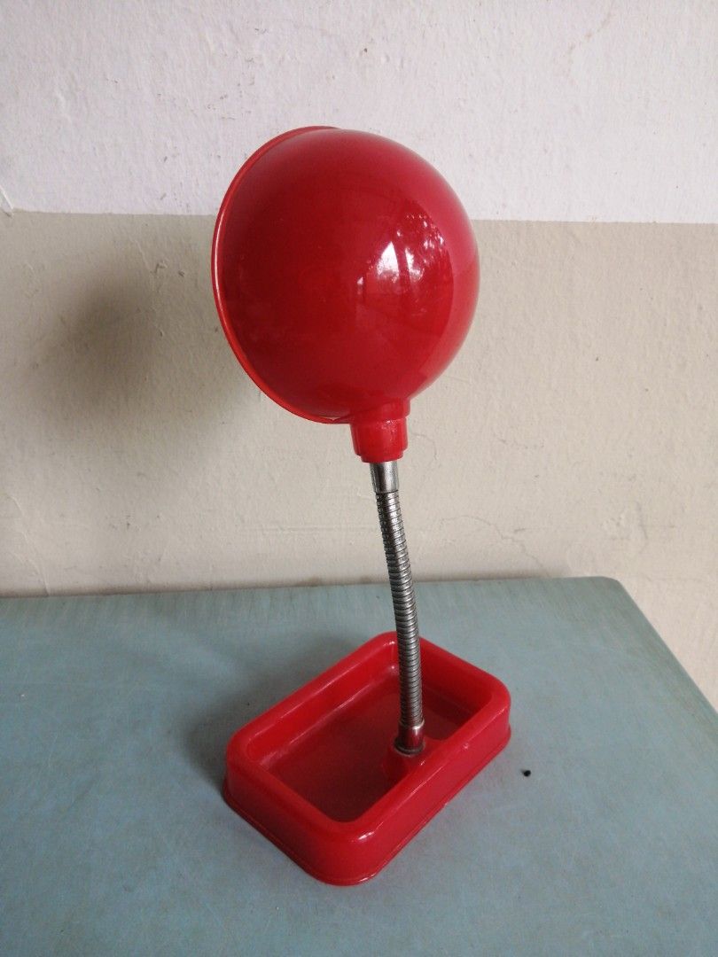 Vintage Red Vanity Mirror with Catch All Holder, Hobbies & Toys, Memorabilia & Collectibles ...