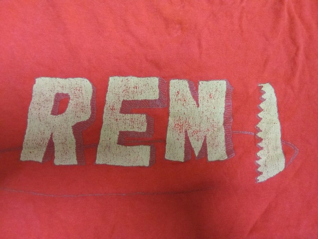 Vintage REM Band T Shirt, Men's Fashion, Tops & Sets, Tshirts & Polo ...
