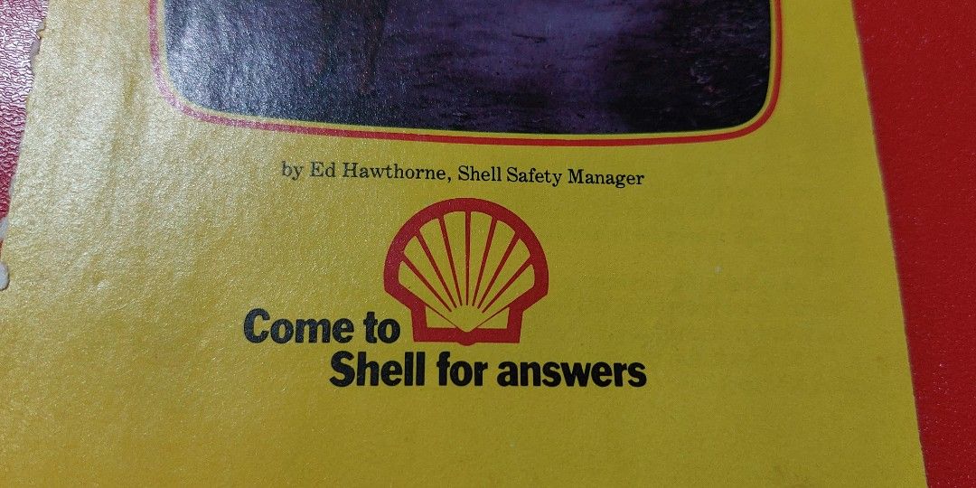 Vintage Shell Safety First Aid On The Road Collectible Magazine Paper ...