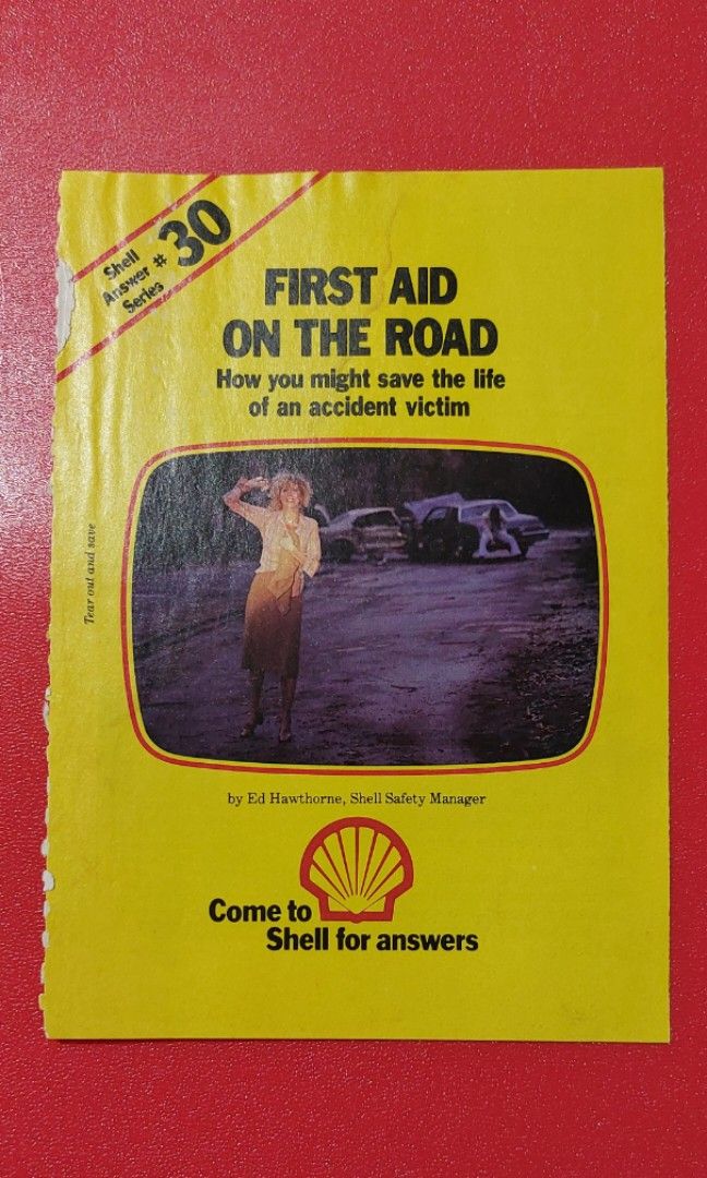Vintage Shell Safety First Aid On The Road Collectible Magazine Paper ...
