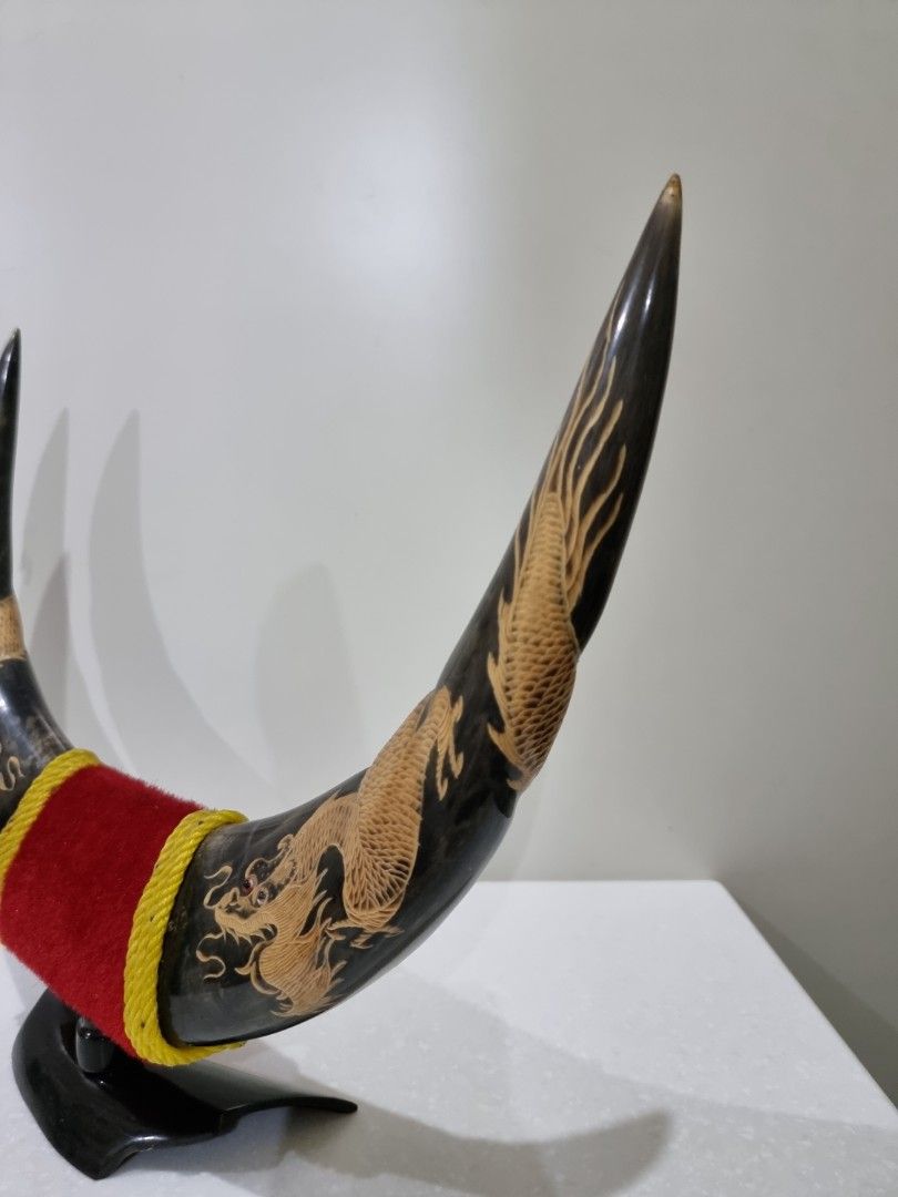 Water Buffalo Horn Dragon Design on Carousell