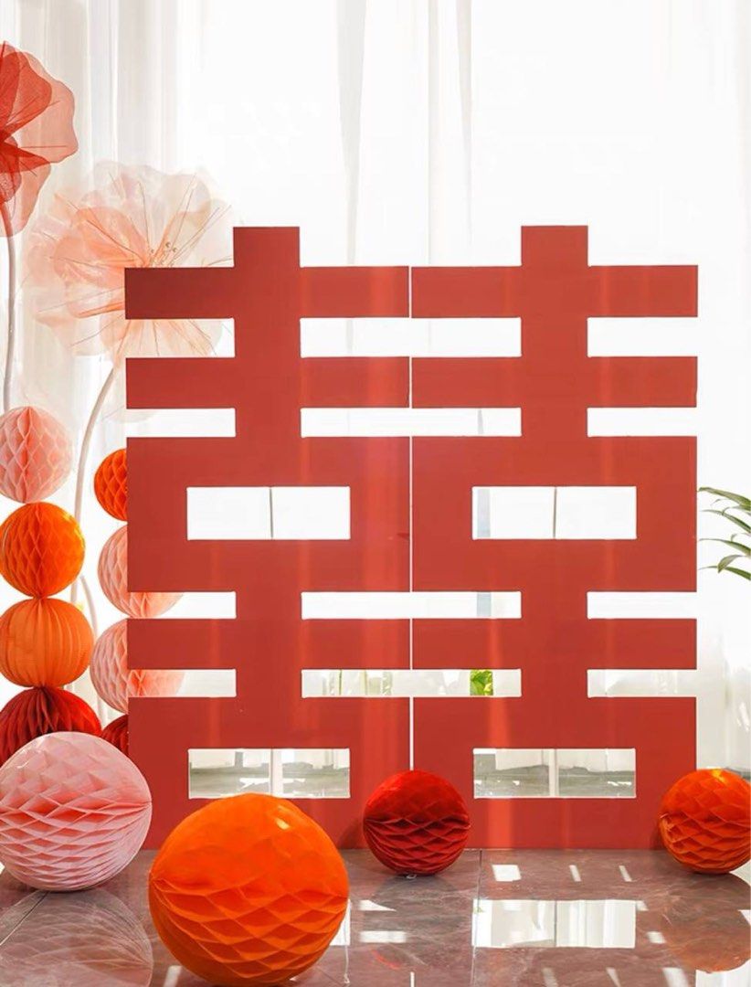 wedding backdrop 1.2m standee, Hobbies & Toys, Stationery & Craft ...