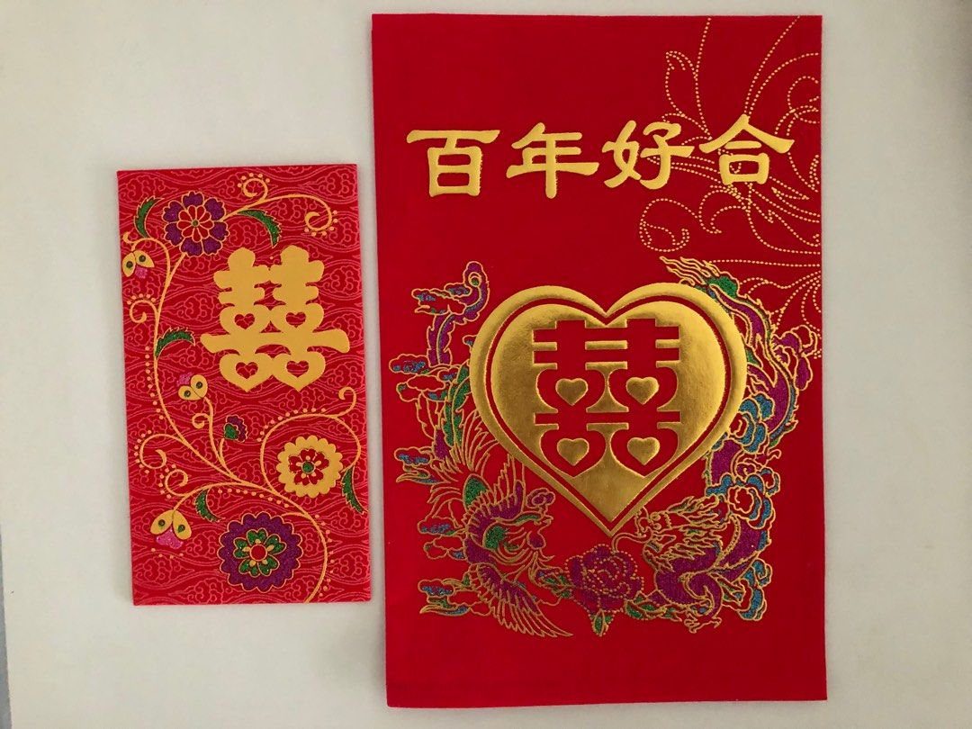 Wedding Dowry Red Velvet Ang Pows, Hobbies & Toys, Stationery & Craft ...