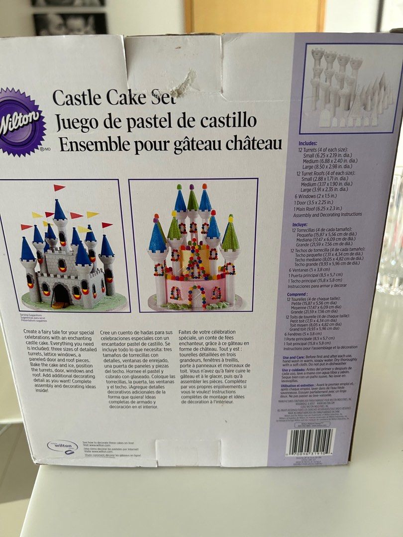 Wilton Castle Cake Set, Furniture & Home Living, Kitchenware ...