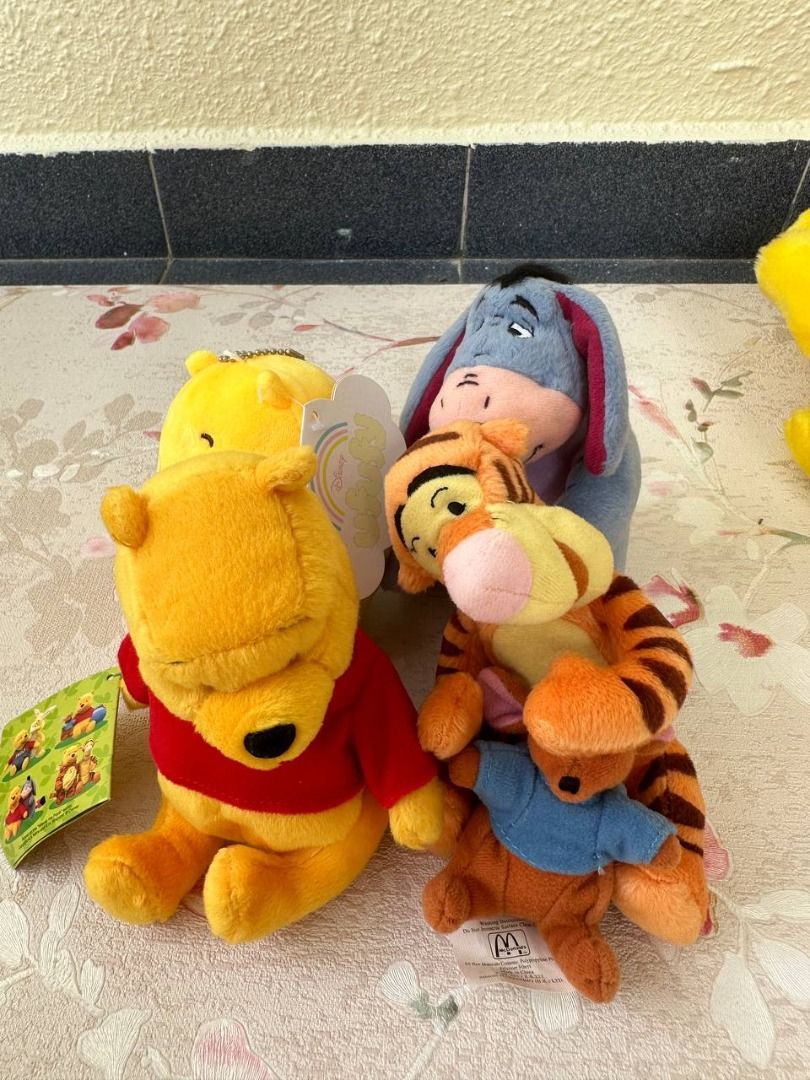 Winnie The Pooh Plush collection, Hobbies & Toys, Toys & Games on Carousell