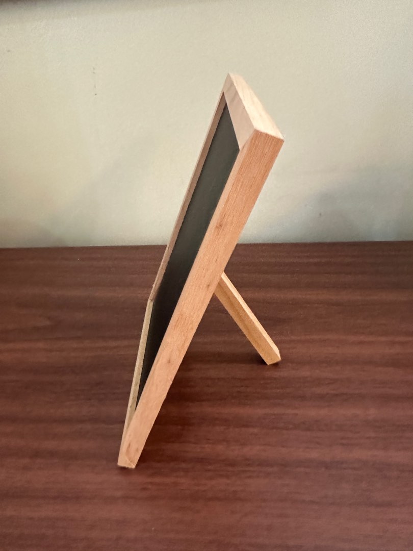 Wooden Frame Chalkboard with stand, Hobbies & Toys, Stationary & Craft ...