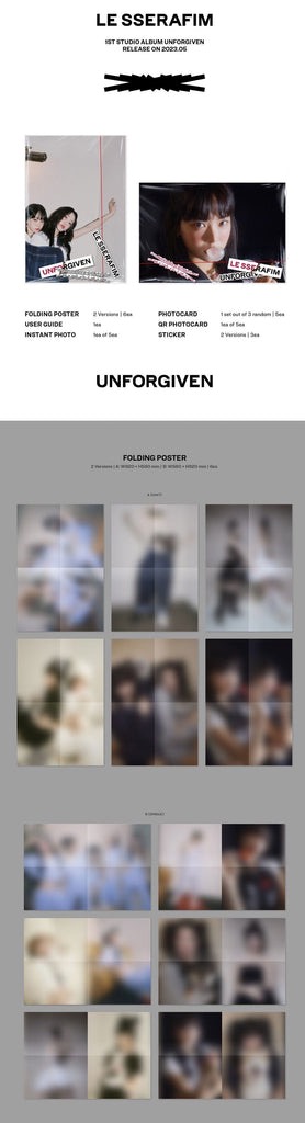 Wts lfb lesserafim unforgiven weverse poster Sakura chaewon yunjin ...