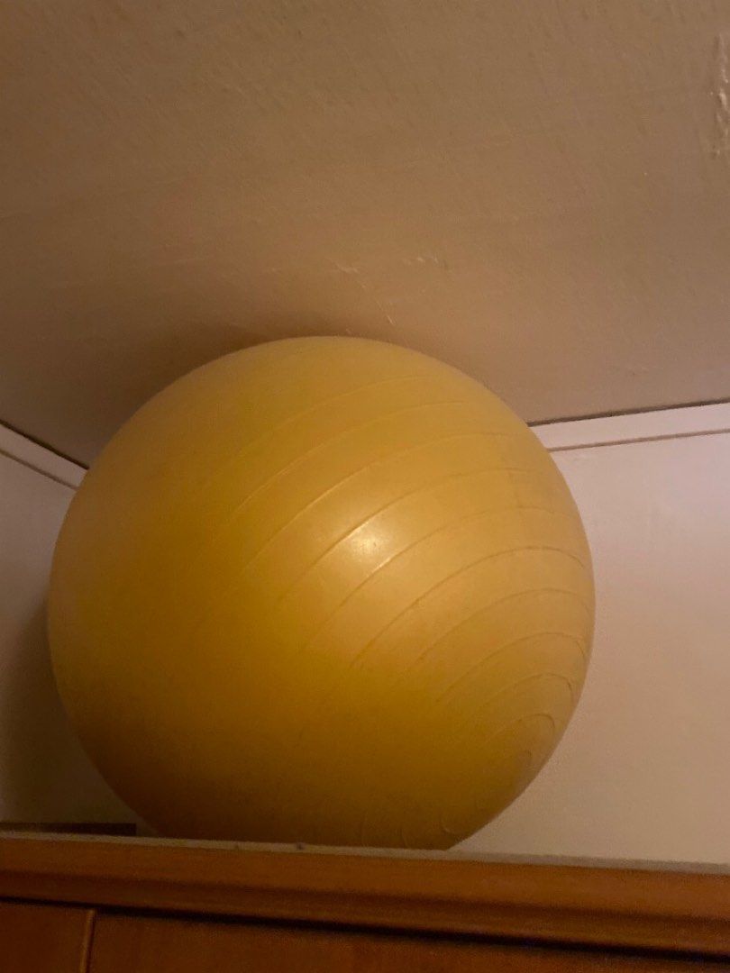 Large Yoga Ball, Sports Equipment, Exercise & Fitness, Toning ...