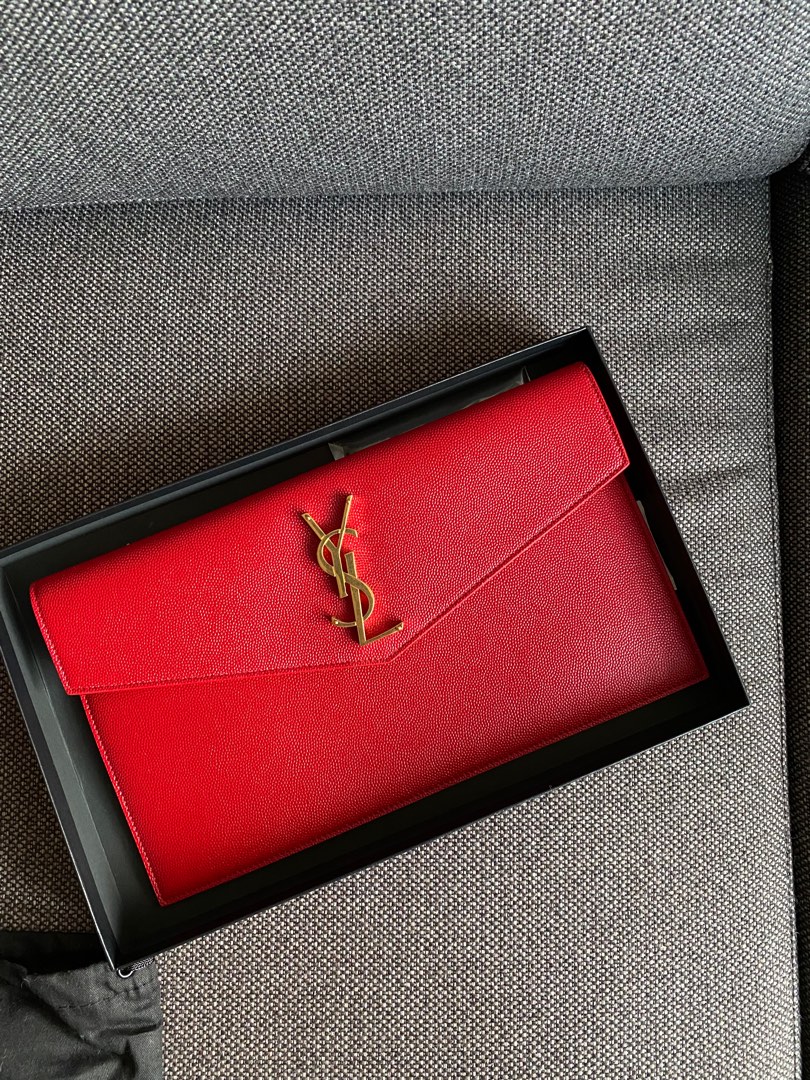 YSL Clutch Red Luxury Bags Wallets On Carousell ysl-clutch-red-luxury-bags-wallets-on-carousell