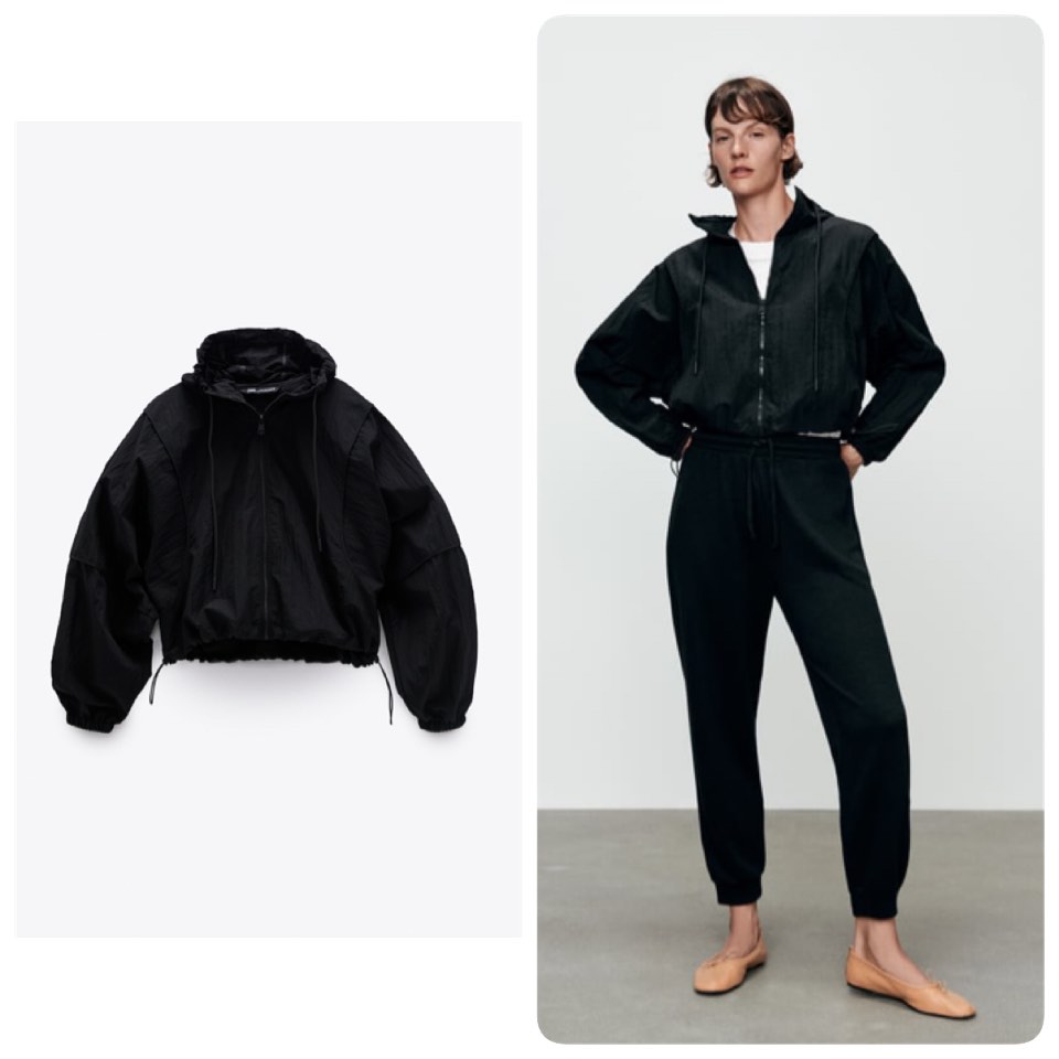 Zara packable outer, Fesyen Wanita, Pakaian Wanita, Baju Luaran di ...