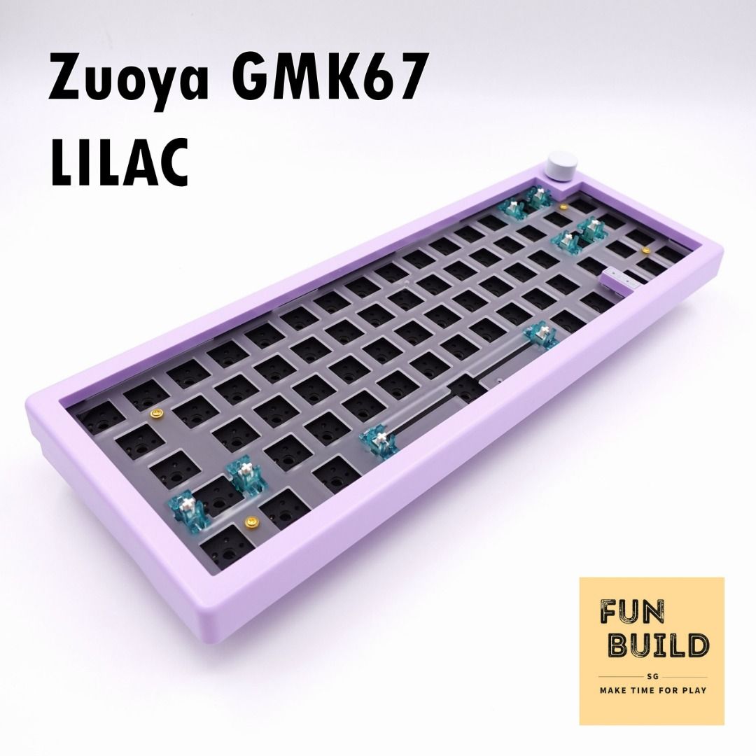 ZUOYA GMK67 Trimode Barebones Mechanical Keyboard on Carousell