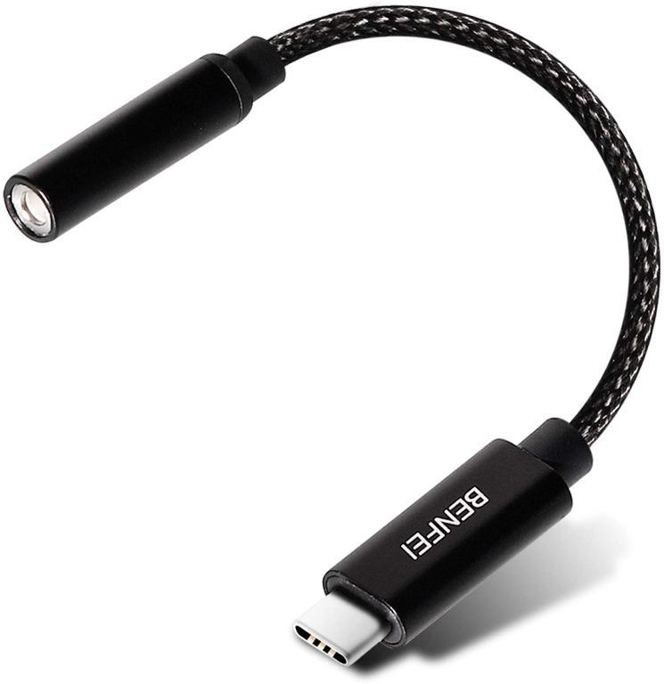 1331) USB-C TO 3.5MM HEADPHONE JACK ADAPTER, BENFEI HI-FI QUALITY AUDIO ...