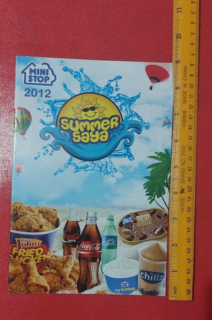 2012 Mini Stop Brochure Booklet Collectible Coca Cola 100 Taon Back Ad ...