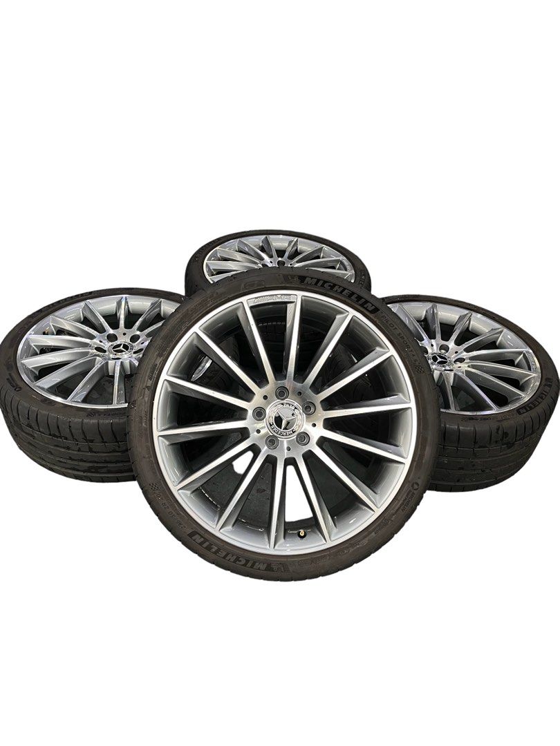 20” Mercedes Benz Original E63 AMG Staggered Rim with Michelin Pilot ...