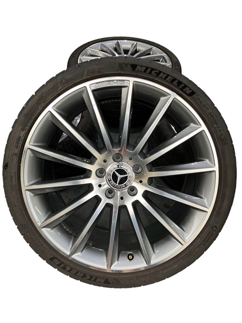 20” Mercedes Benz Original E63 AMG Staggered Rim with Michelin Pilot ...