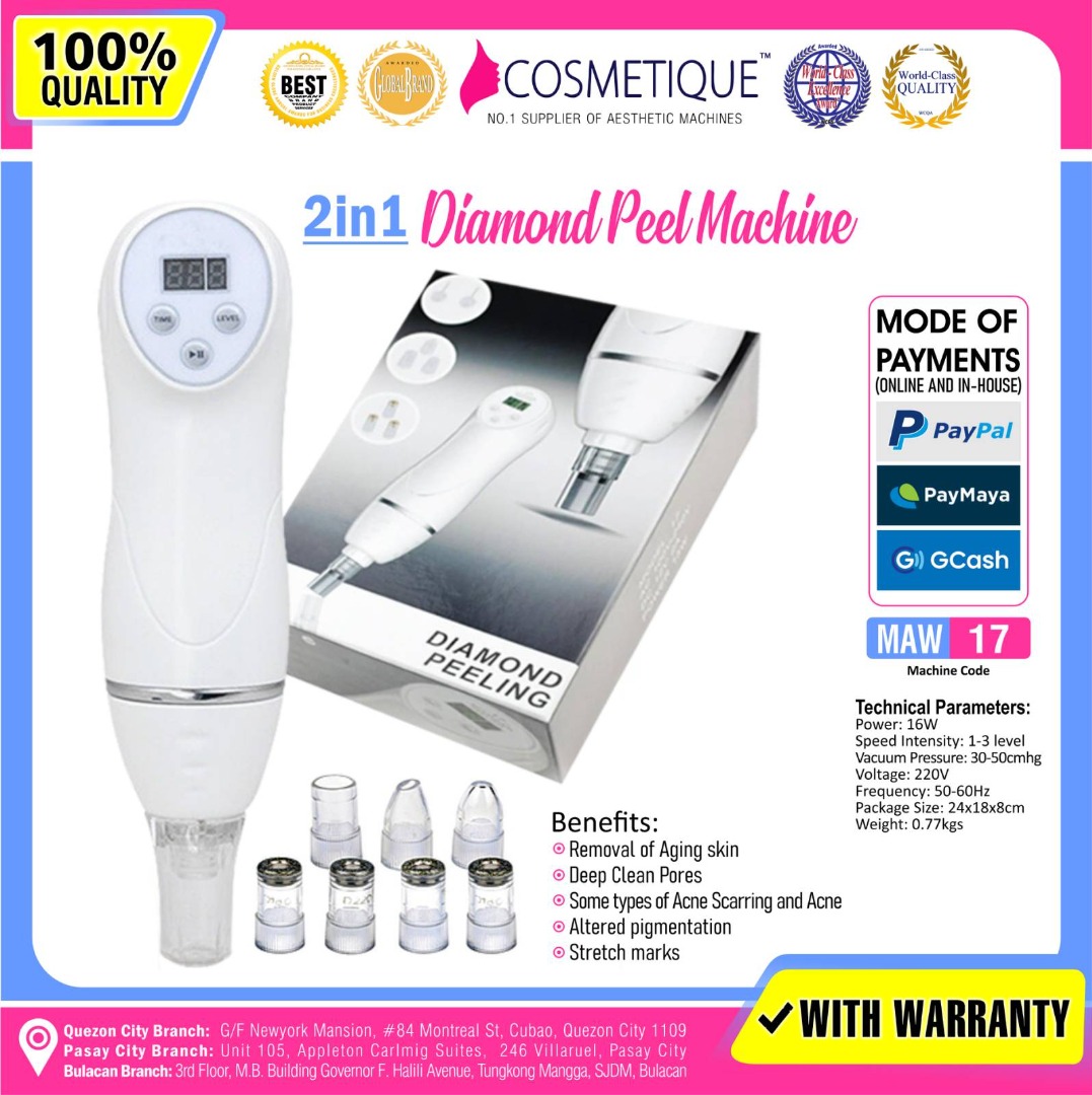 2in1 portable diamond peel machine on Carousell