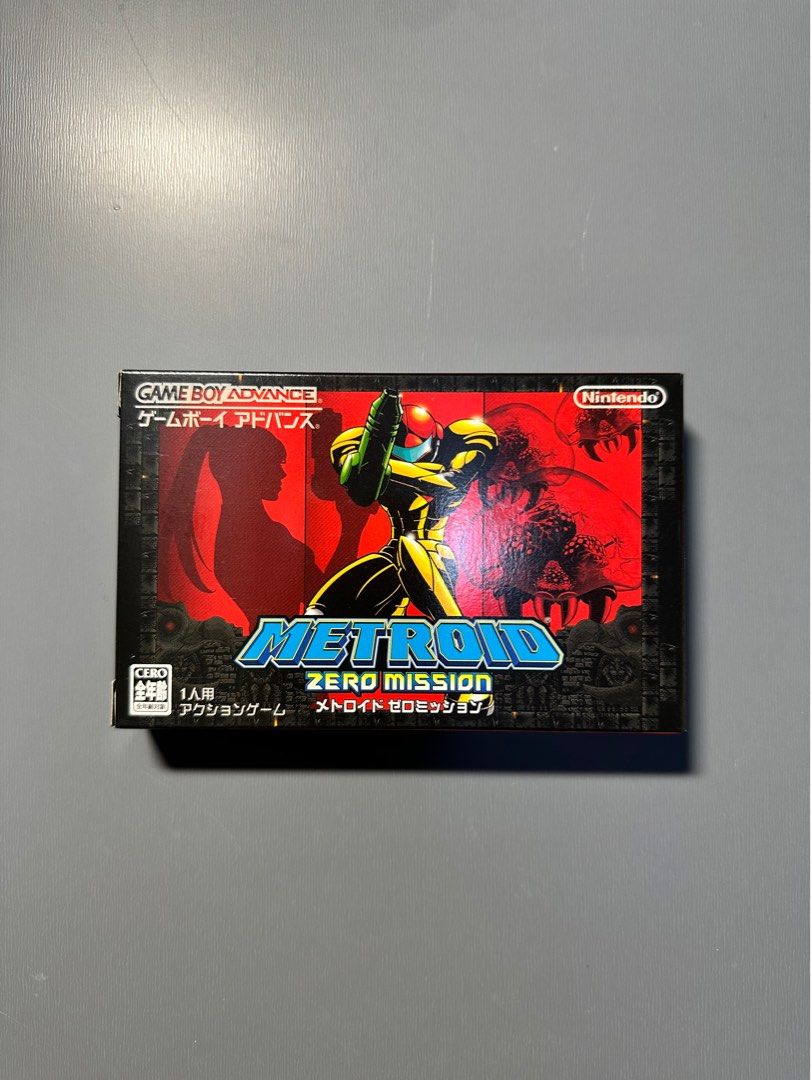 全新 絕版 GBA Gameboy Advance 銀河戰士 零點任務 密特羅德 零點任務 メトロイド ゼロミッション Metroid ...