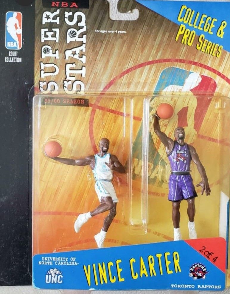 絕版 NBA Vince Carter upper deck limit card edition figure Air Canada 入樽王 ...