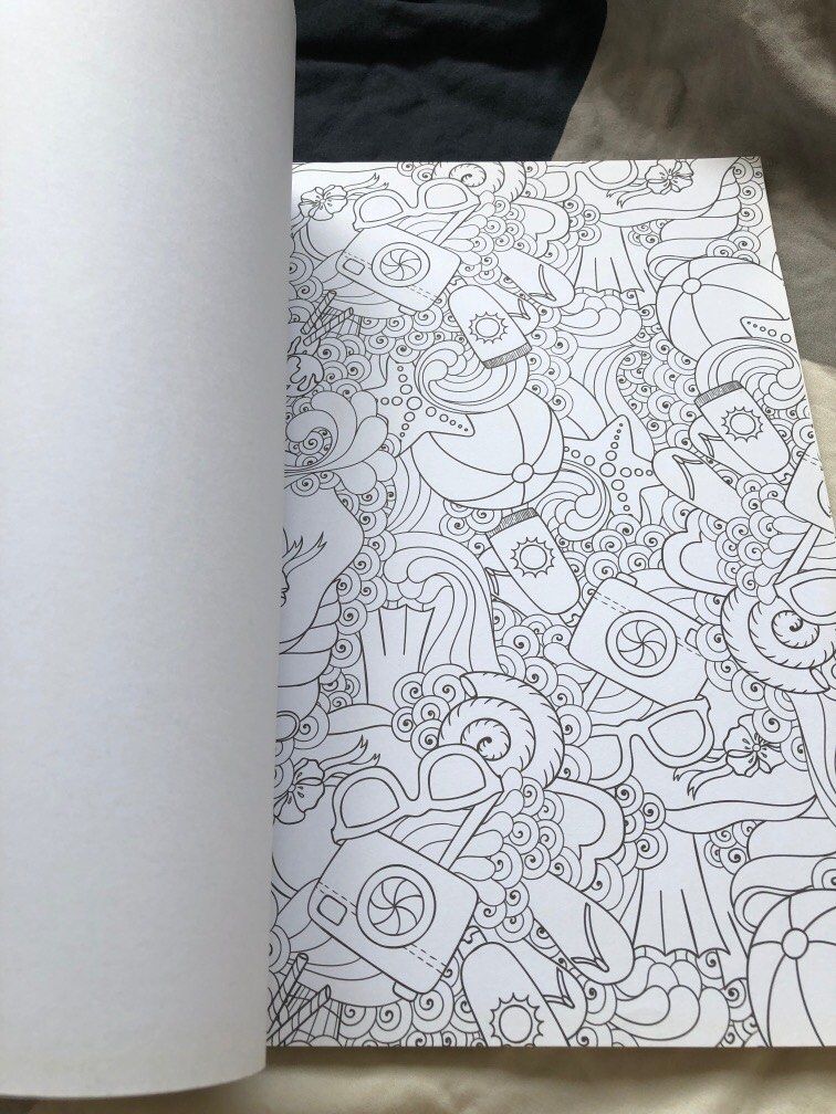 Adult coloring books color calm, Hobbies & Toys, Books & Magazines ...