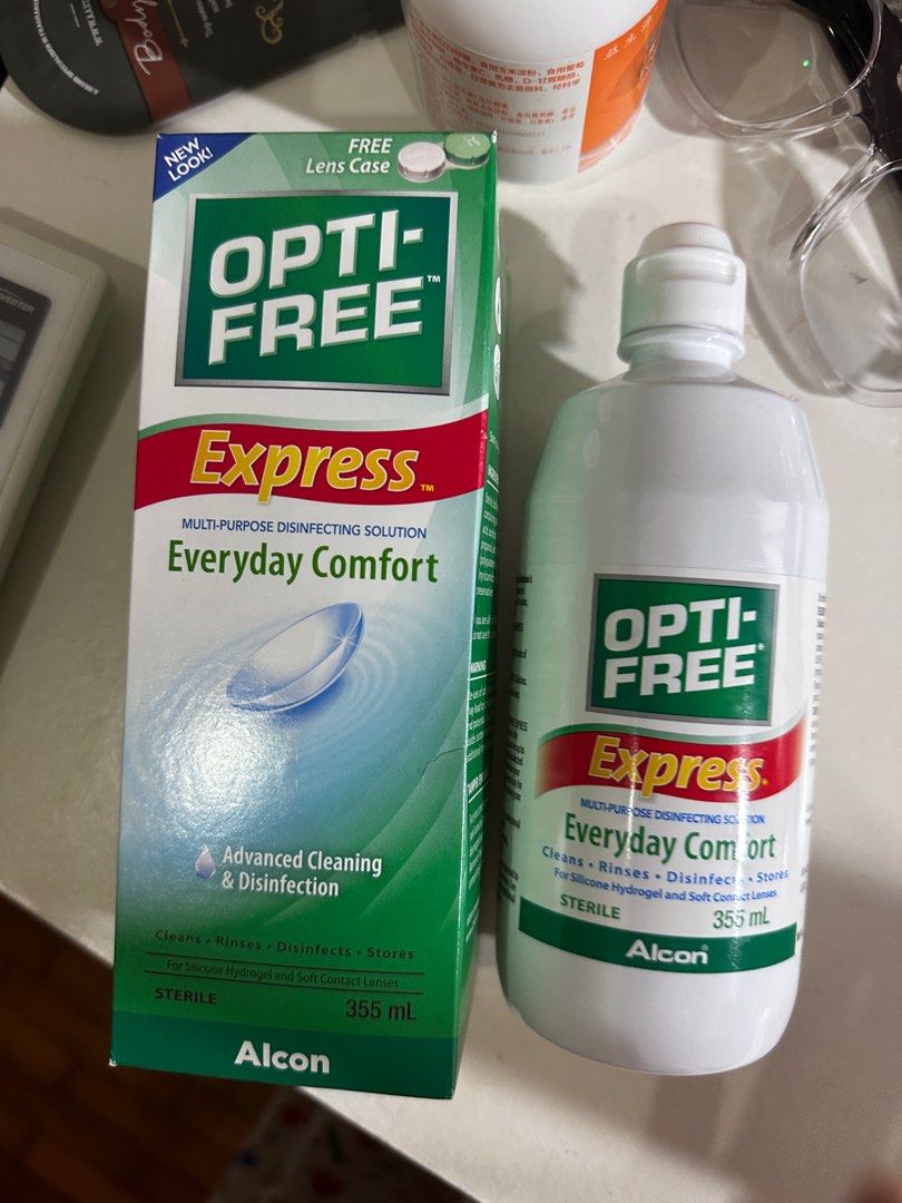 Alcon OPTI-free contact lens solution, Beauty & Personal Care, Vision ...