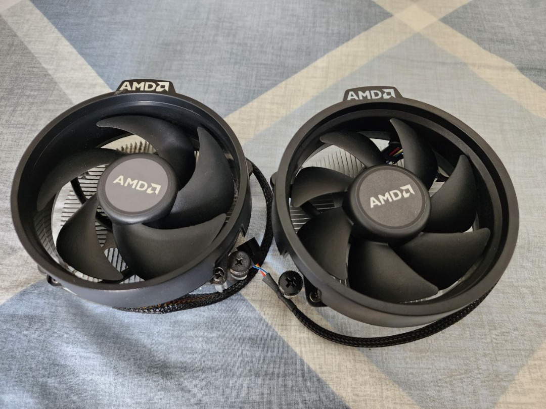 AMD Stealth CPU fan AM4, Computers & Tech, Parts & Accessories ...