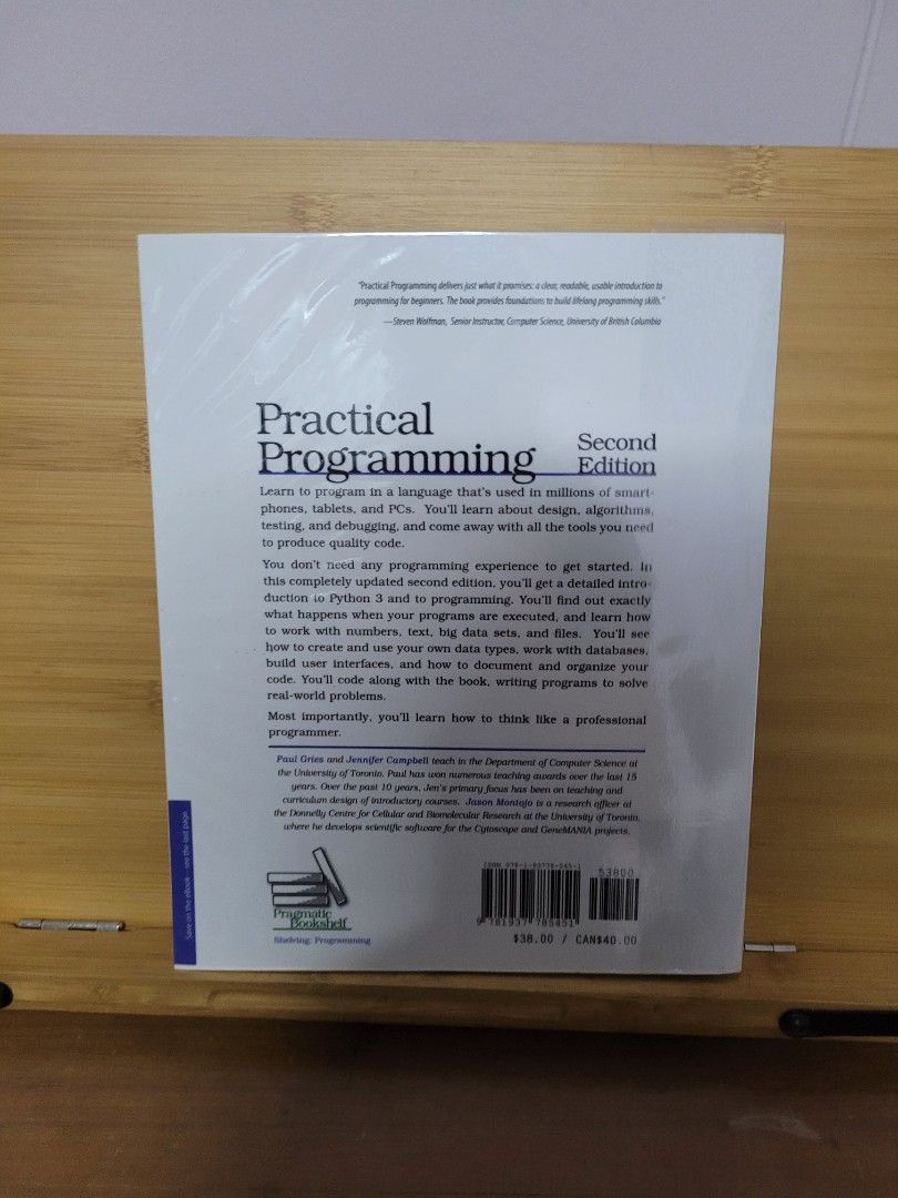 An Introduction To Cs Using Python 3 Hobbies And Toys Books And Magazines Textbooks On Carousell