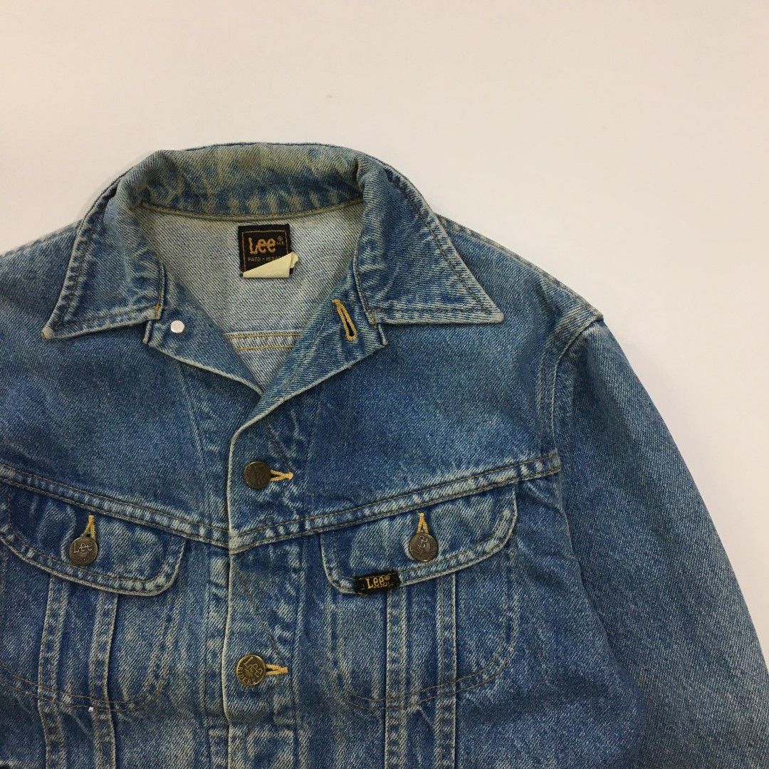 An Original Vintage 1970's Lee Riders Trucker Denim Jean Jacket(Cropped Fit), Men's Fashion ...