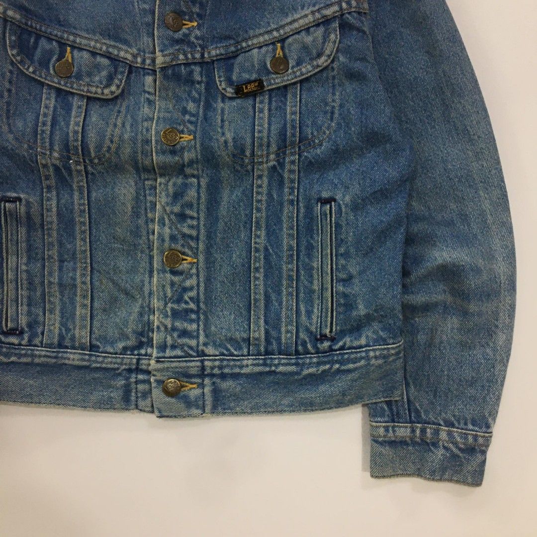 An Original Vintage 1970's Lee Riders Trucker Denim Jean Jacket(Cropped Fit), Men's Fashion ...