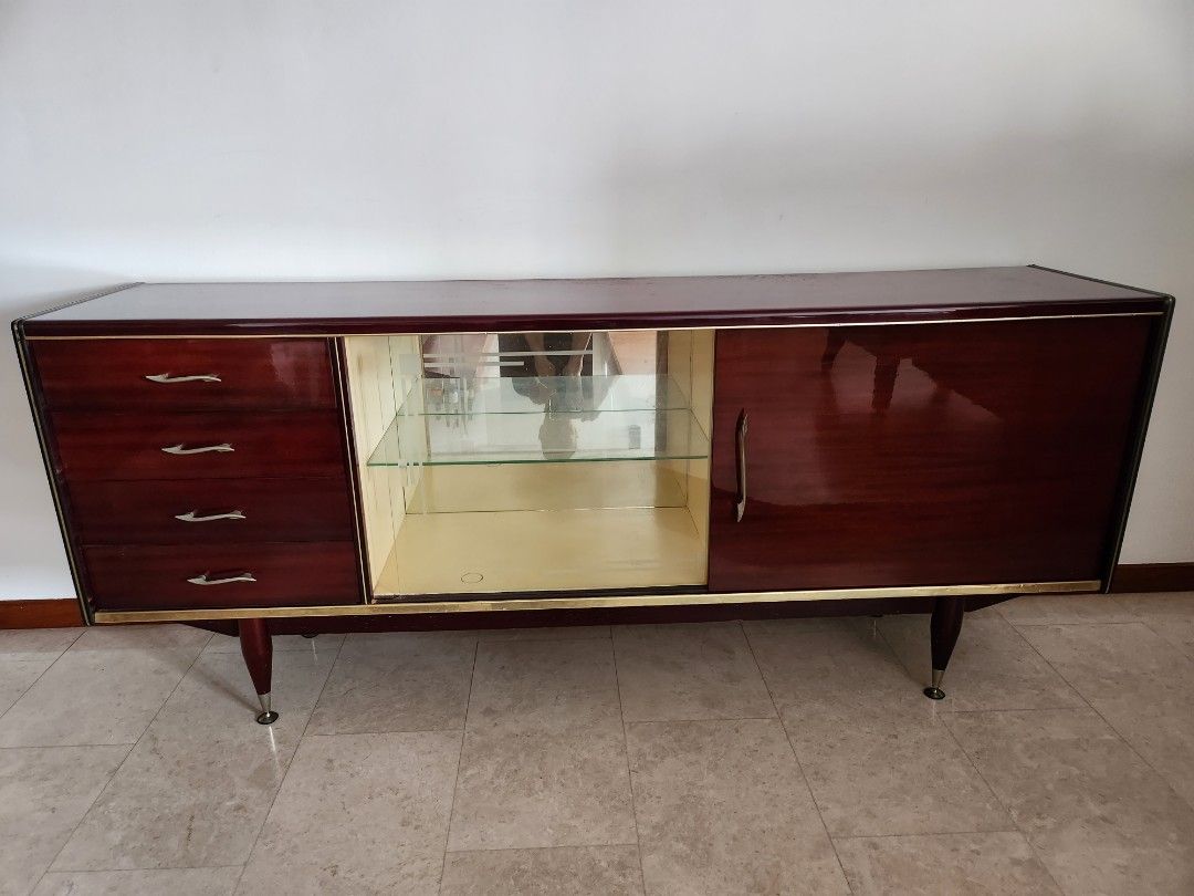 Antique buffet table in mint condition, Furniture & Home Living ...