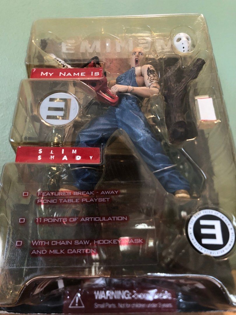 Art Asylum Eminem Slim Shady Chainsaw Marshall Mathers 7 inch Action ...