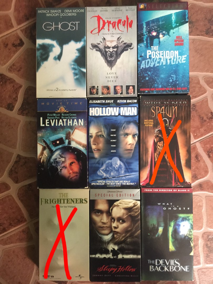 Assorted VHS tape, TV & Home Appliances, TV & Entertainment, Blu-Ray & Media Players on Carousell