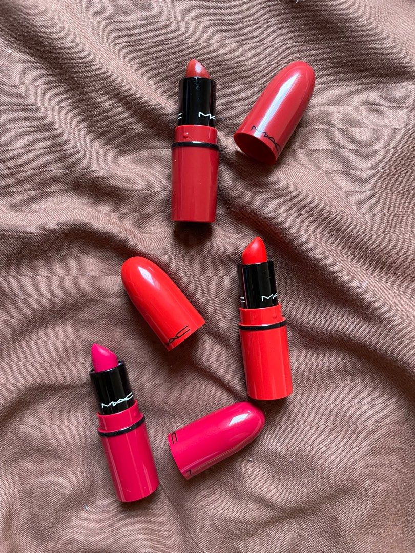 Authentic MAC mini lippies set MAC Cosmetics Lipstick on Carousell