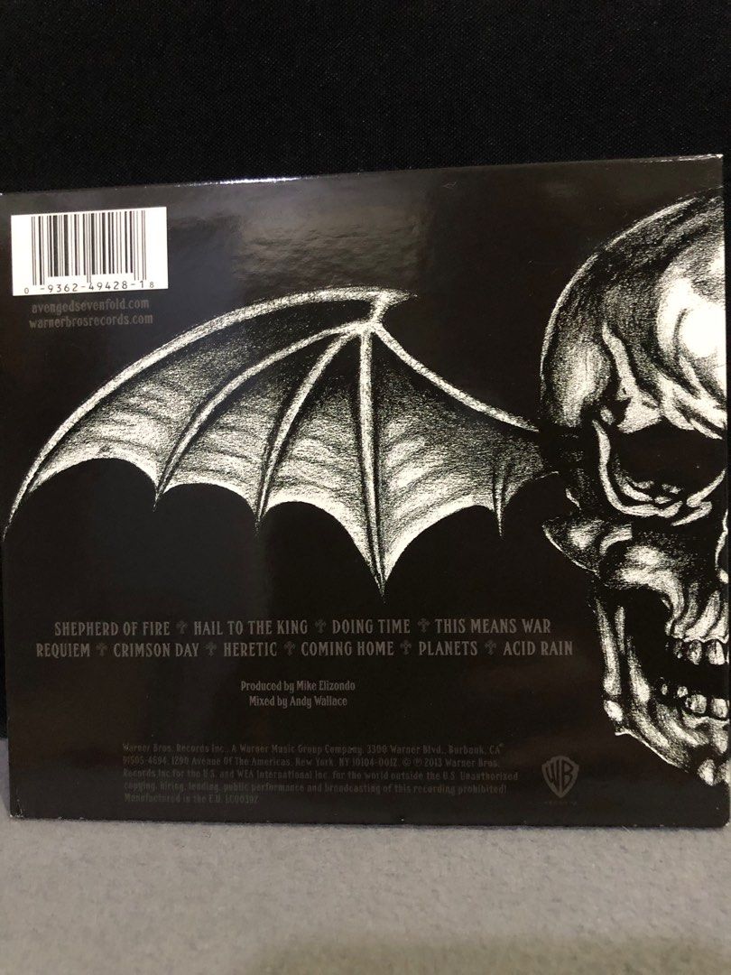 Avenged Sevenfold - Hail to The King ( Warner Bros - Made in EU ), Hobbies & Toys, Music & Media ...