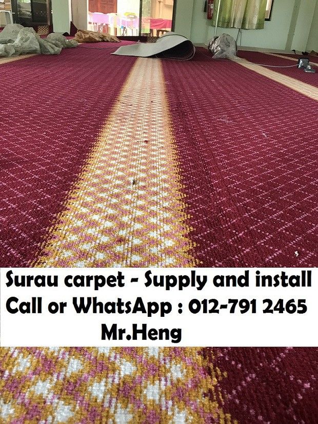 Bagan Jermal Surau Carpet CALL Mr.Heng 012-791 2465 Penang Masjid ...