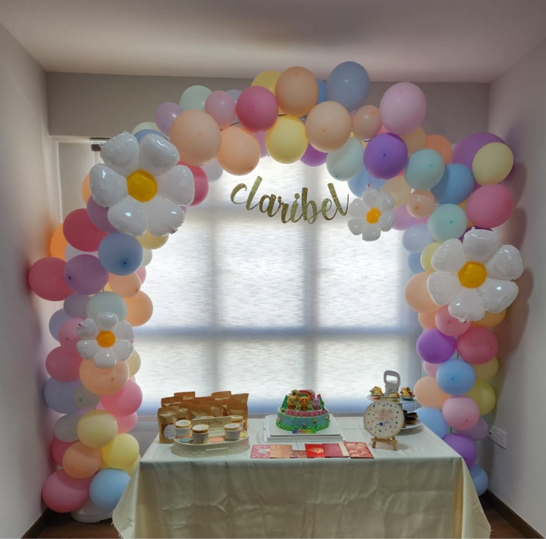 Balloon arch set up, Hobbies & Toys, Stationery & Craft, Occasions & Party Supplies on Carousell
