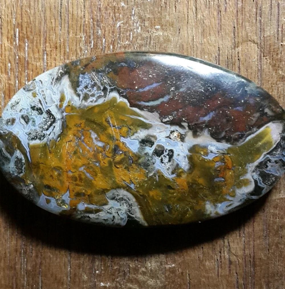 Batu Akik Garut PW Gambar Natural Naga Dan Buaya 2 In 1, Barang Mewah ...