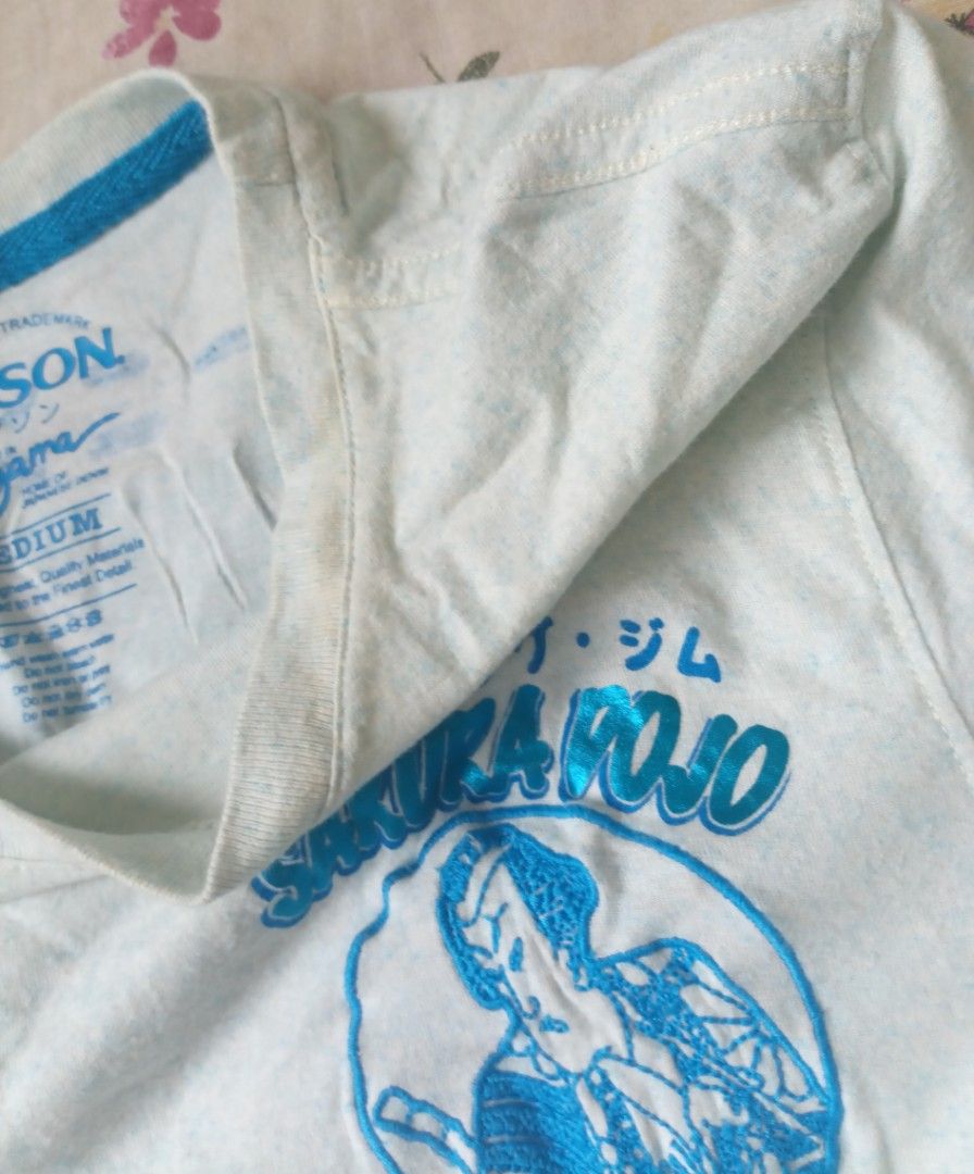 BOBSON JAPAN EMBROIDERED FULL PRINT JAPANESE SAKURA DOJO ROUND NECK T SHIRT, Women's Fashion ...