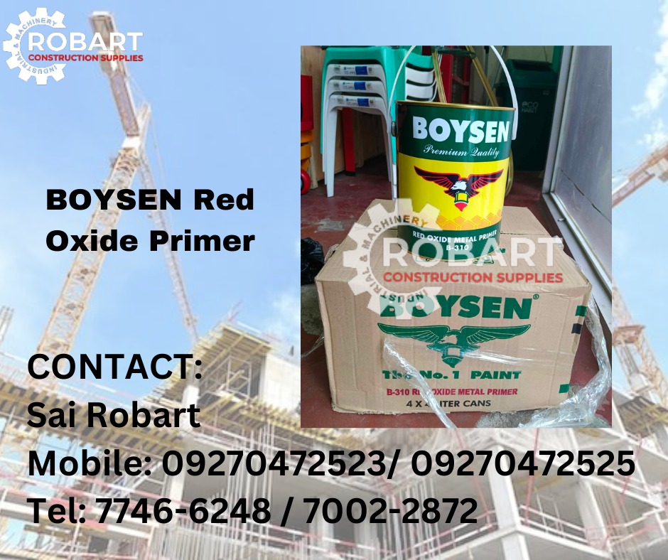 BOYSEN Red Oxide Primer, Commercial & Industrial, Construction Tools ...