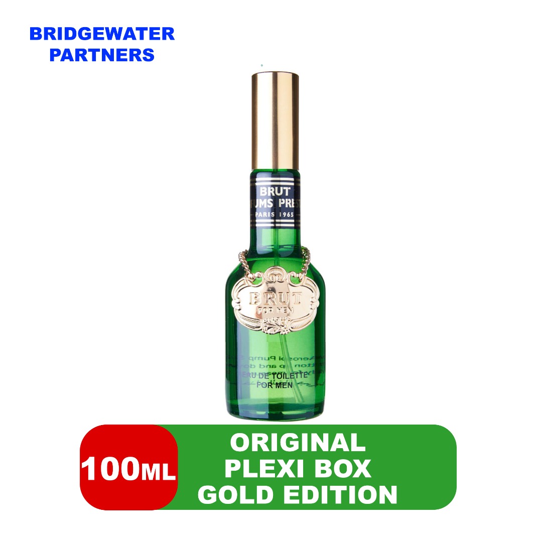 Brut Edt Original 'Plexi Box' Gold Edition (100 ml), Beauty & Personal ...