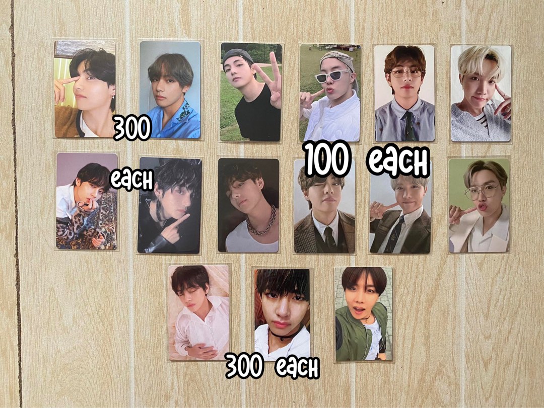 BTS V Photocards, Hobbies & Toys, Memorabilia & Collectibles, K-Wave on ...
