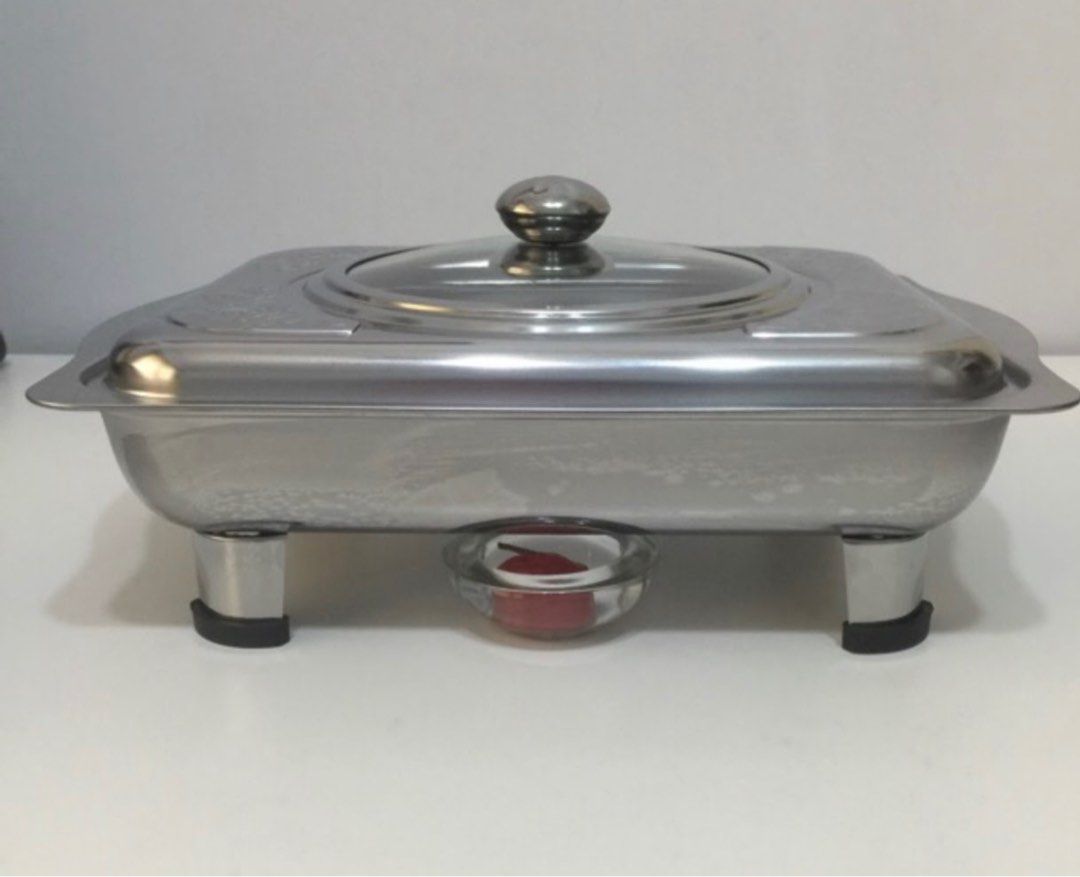 Buffet Set/Buffet tray (4pcs Set)with full glass window food warmer ...