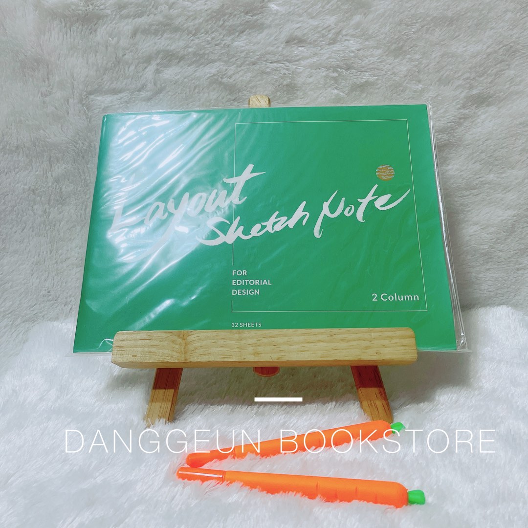 BUKU DESIGN KOREA LAYOUT SKETCH NOTE FOR EDITORIAL DESIGN 2 COLUMN ...