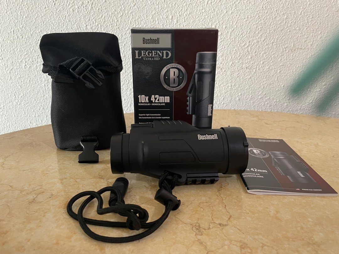 Monocular Bushnell Legend Ultra HD 10X42mm, Sports Equipment, Hiking ...