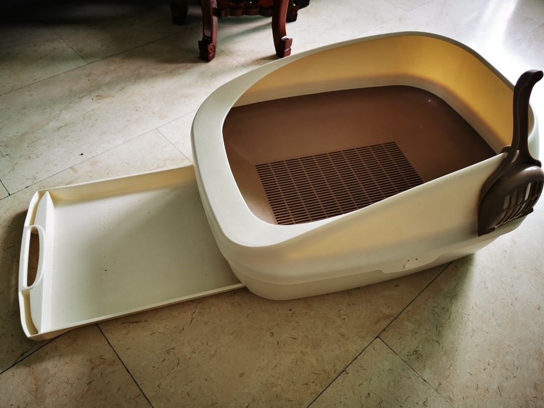 Cat Poop Tray, Pet Supplies, Homes & Other Pet Accessories on Carousell